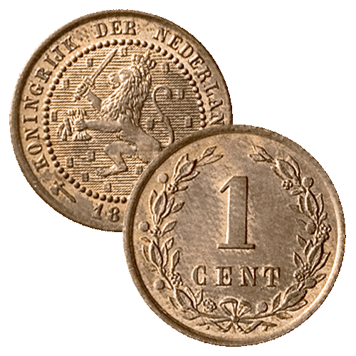 1 Cent 1883 - Theo Peters Numismatiek & Filatelie B.V.