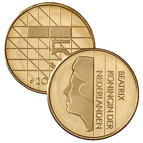 5 Gulden UNC - Theo Peters Numismatiek & Filatelie B.V.