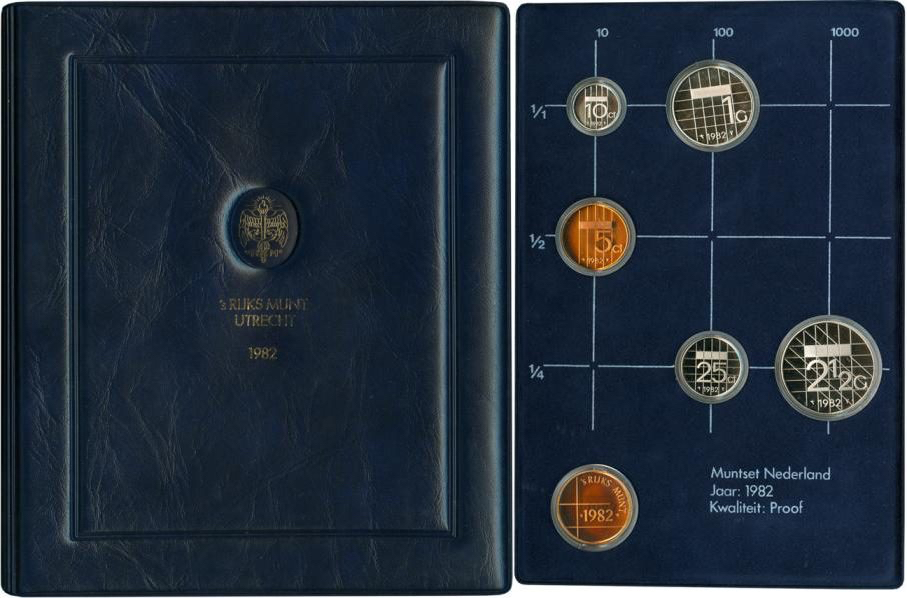 Proofset Nederland 1982 - Theo Peters Numismatiek & Filatelie B.V.