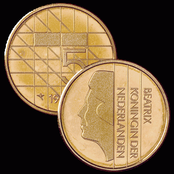 5 Gulden UNC - Theo Peters Numismatiek & Filatelie B.V.